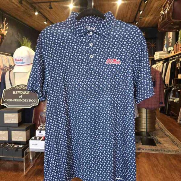 Bluecrest Day Drinker Performance Polo Ole Miss - Finch & Kelly
